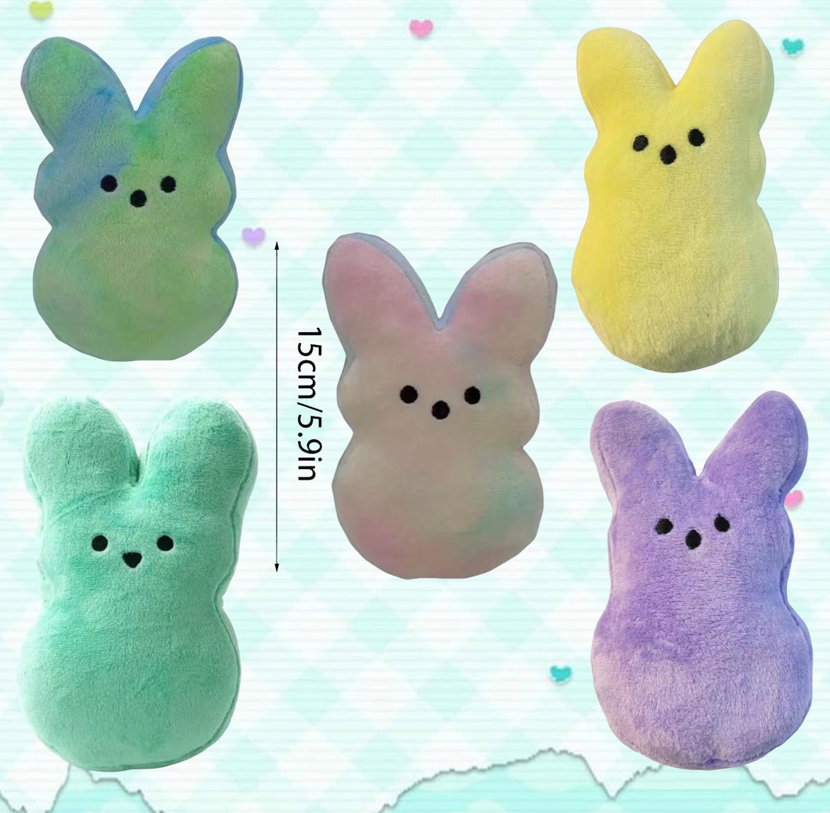 Polyester Plush Peep 5.9 inches tall – Bradshaw Blanks